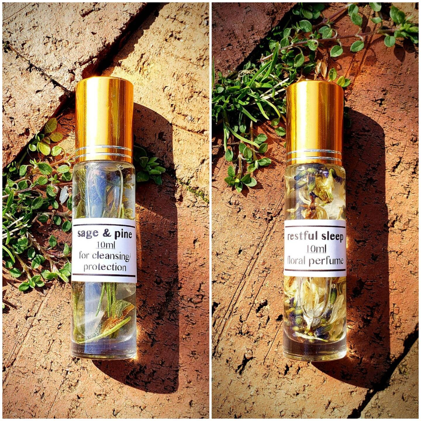 All-natural essential oil perfume roller ball fragrance 10 | Etsy