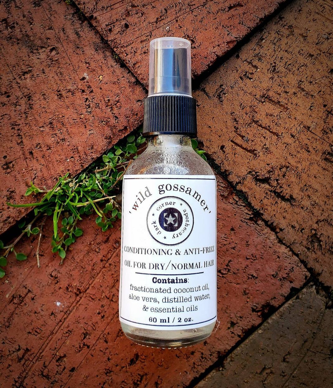 All-natural Anti-frizz Conditioning Hair Spray With Aloe and Coconut ...