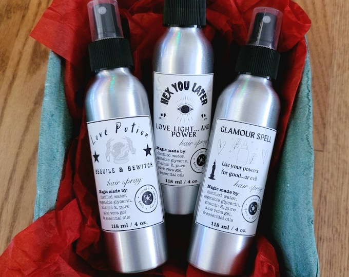 Magic Hair Potions Complete Gift Set of 3 Conditioning Sprays for Shine ...