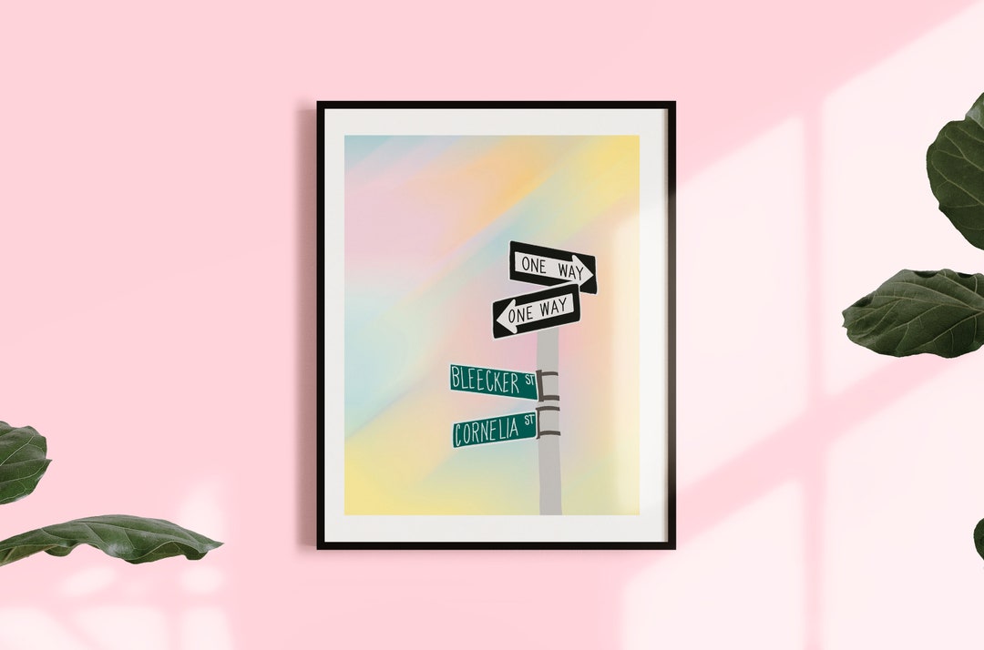 Cornelia Street Sign Wall Art / Taylor Swift Lover Album Decor / Hand ...