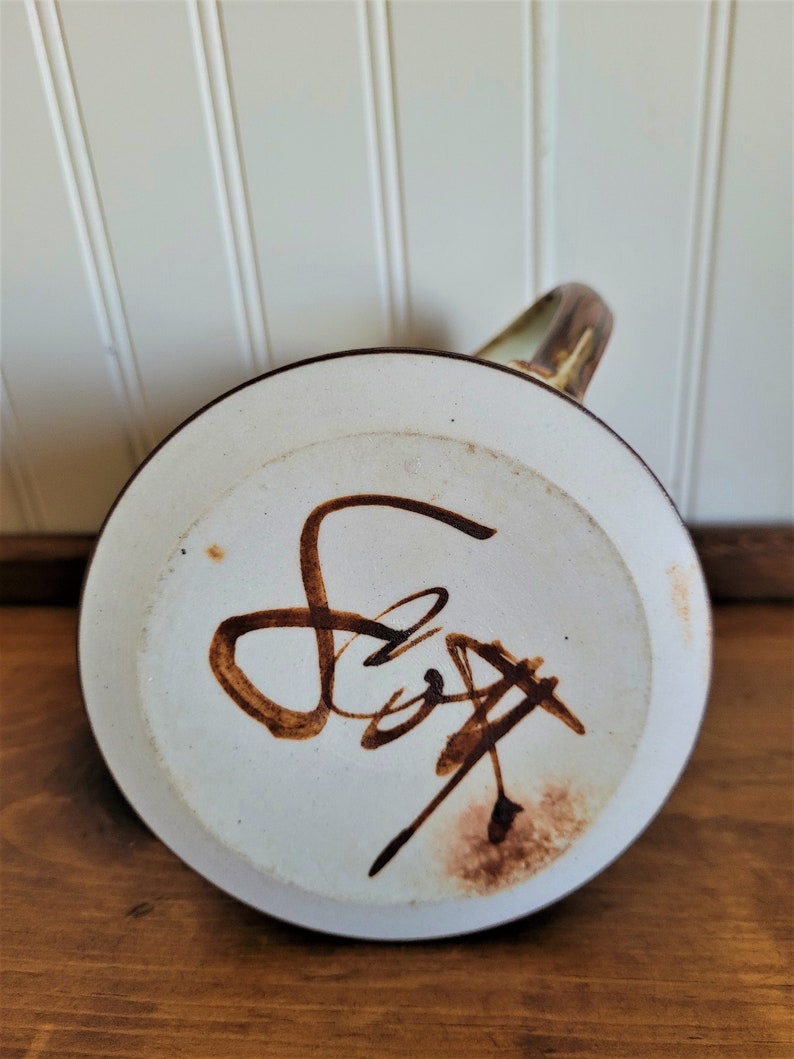 Vintage Sam Scott Studio Pottery Pitcher / Hand Thrown Pacific ...