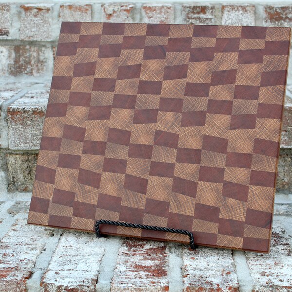 Oak Checker Board - Etsy