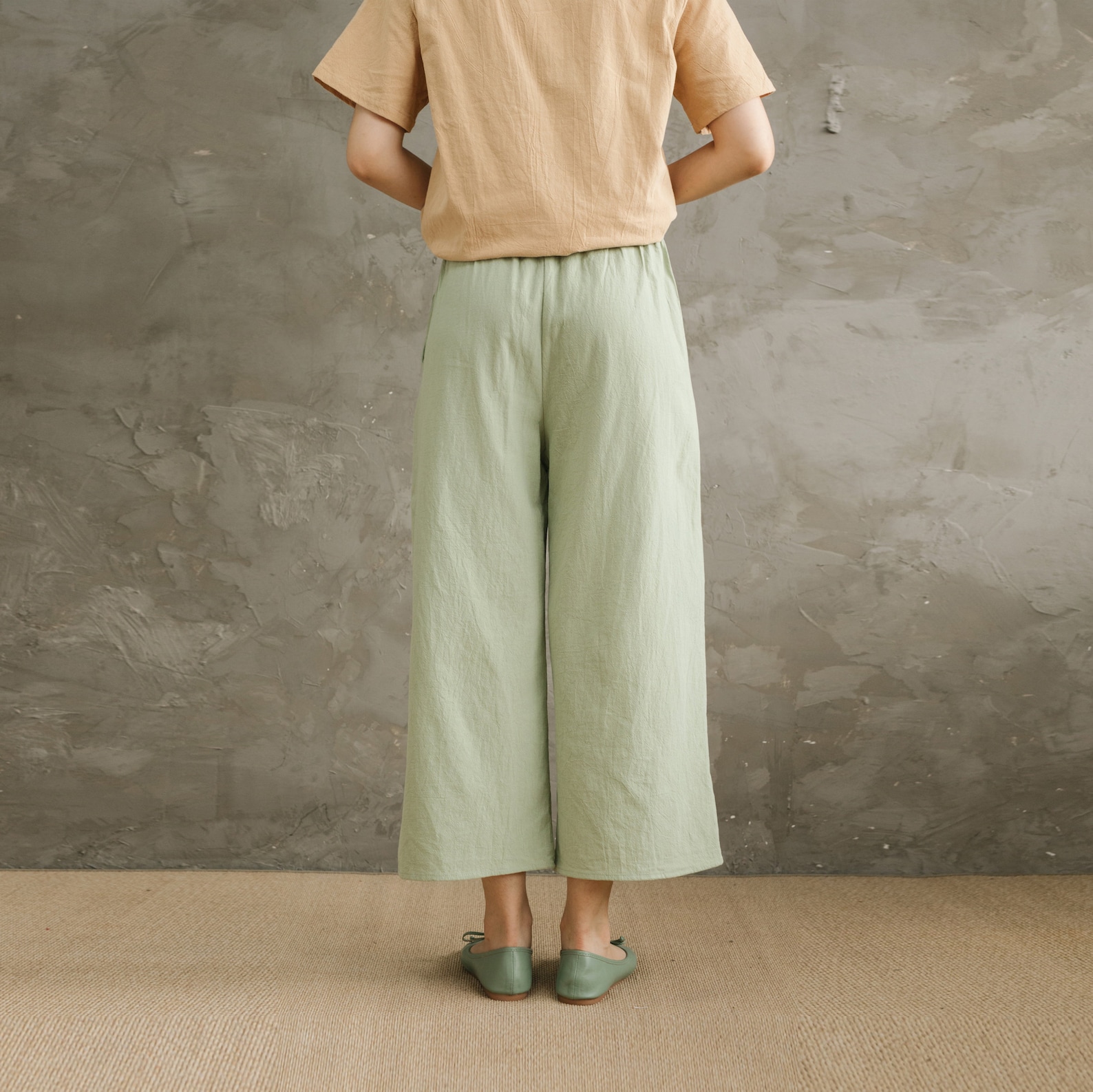 Summer Elastic Waist Cotton Pants Soft Casual Loose Trousers - Etsy