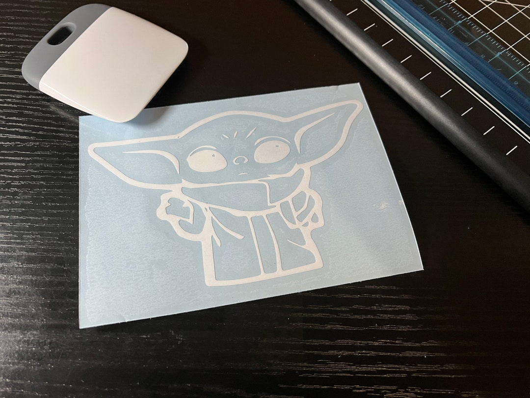Grogu/baby Yoda Vinyl Decal for Laptops/phones/car Windows - Etsy