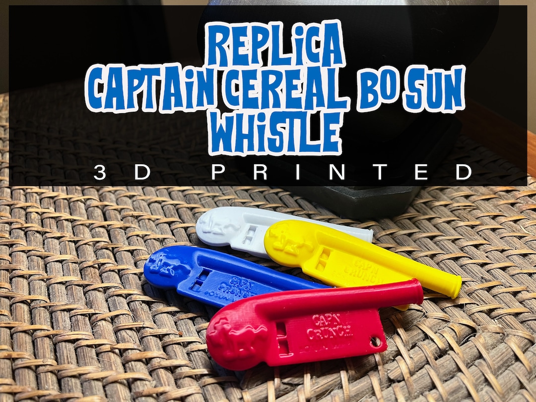 3D Printed **REPLICA** 1960's Bo'sun Whistle Cereal Box Toy - Etsy