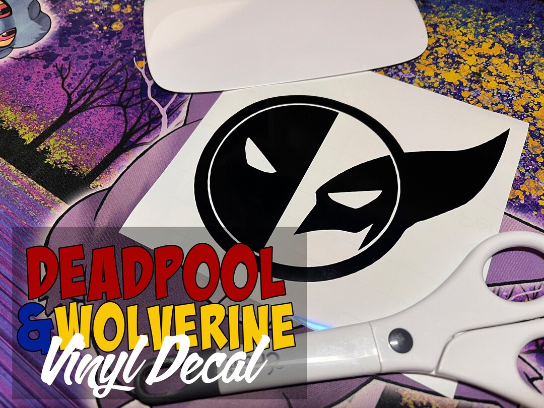Deadpool/wolverine Inspired Vinyl Decal for Car Windows /laptops/phones ...