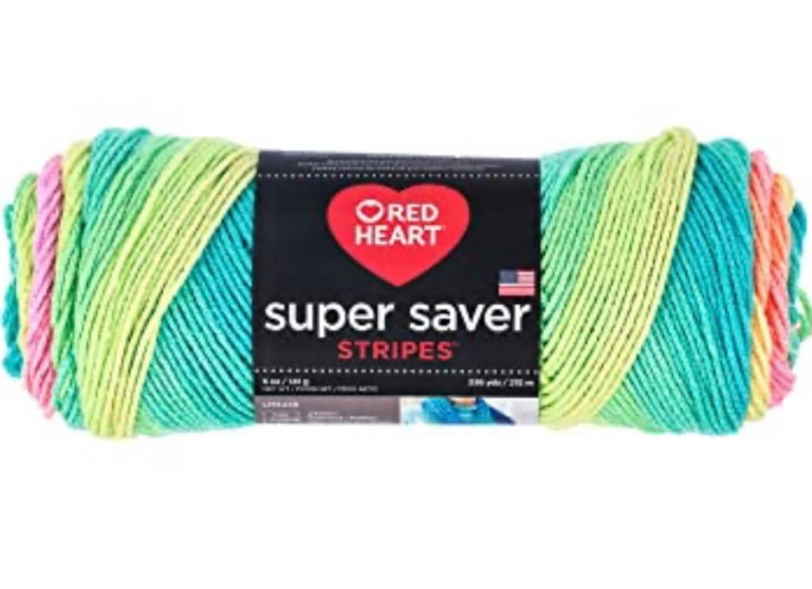 Red Heart Retro Stripes Yarn(3 Skeins)-for Tictok Beanie FREE SHIPPING ...