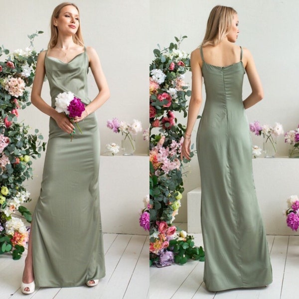 Cleavage Prom Dress - Etsy