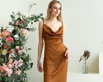 Cleavage Prom Dress | Etsy