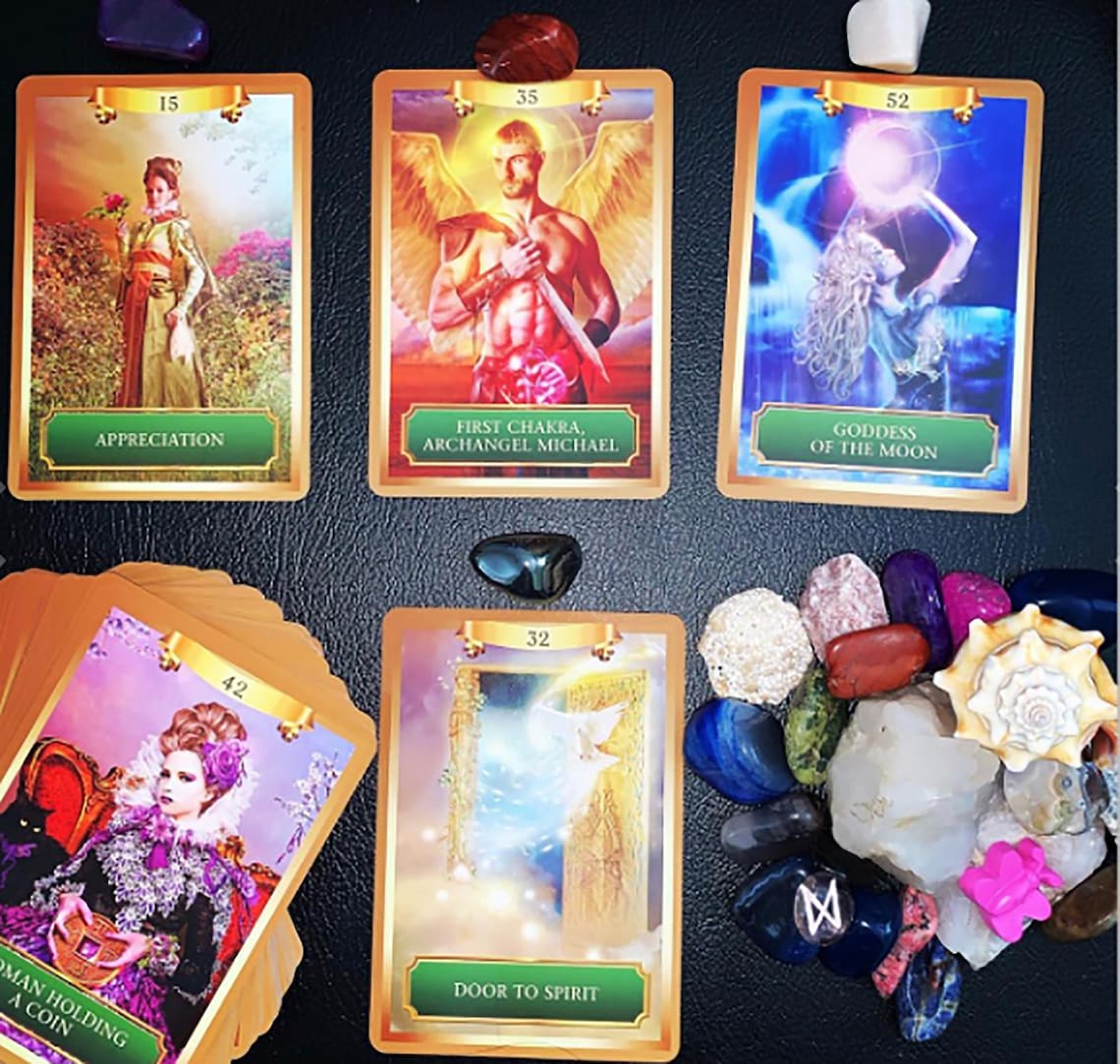 Energy Oracle Card Tarot Deck Cards Beginner Divination Etsy