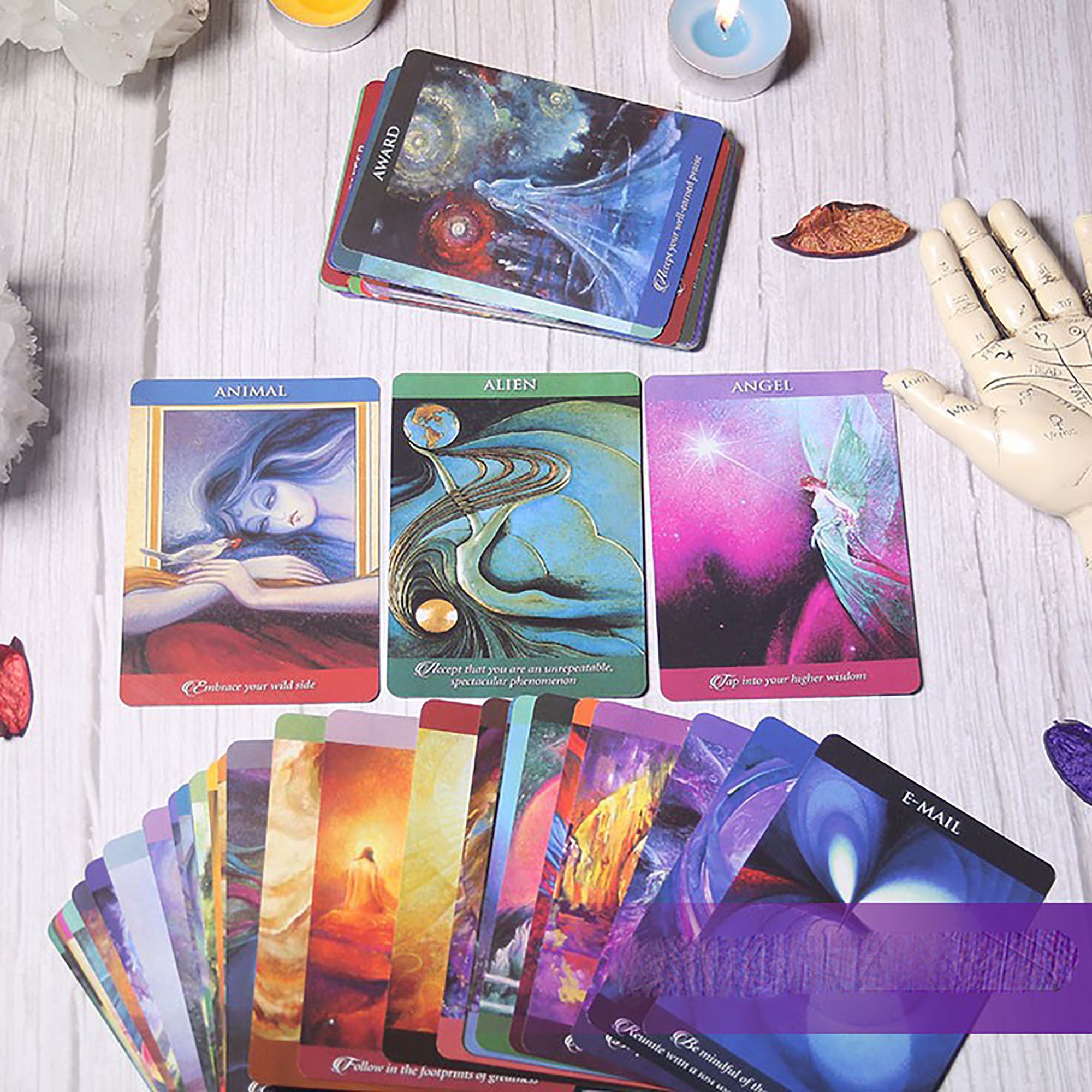 Dream Oracle Cards Cards Tarot Oracle Deck Tarot 53 Card Etsy