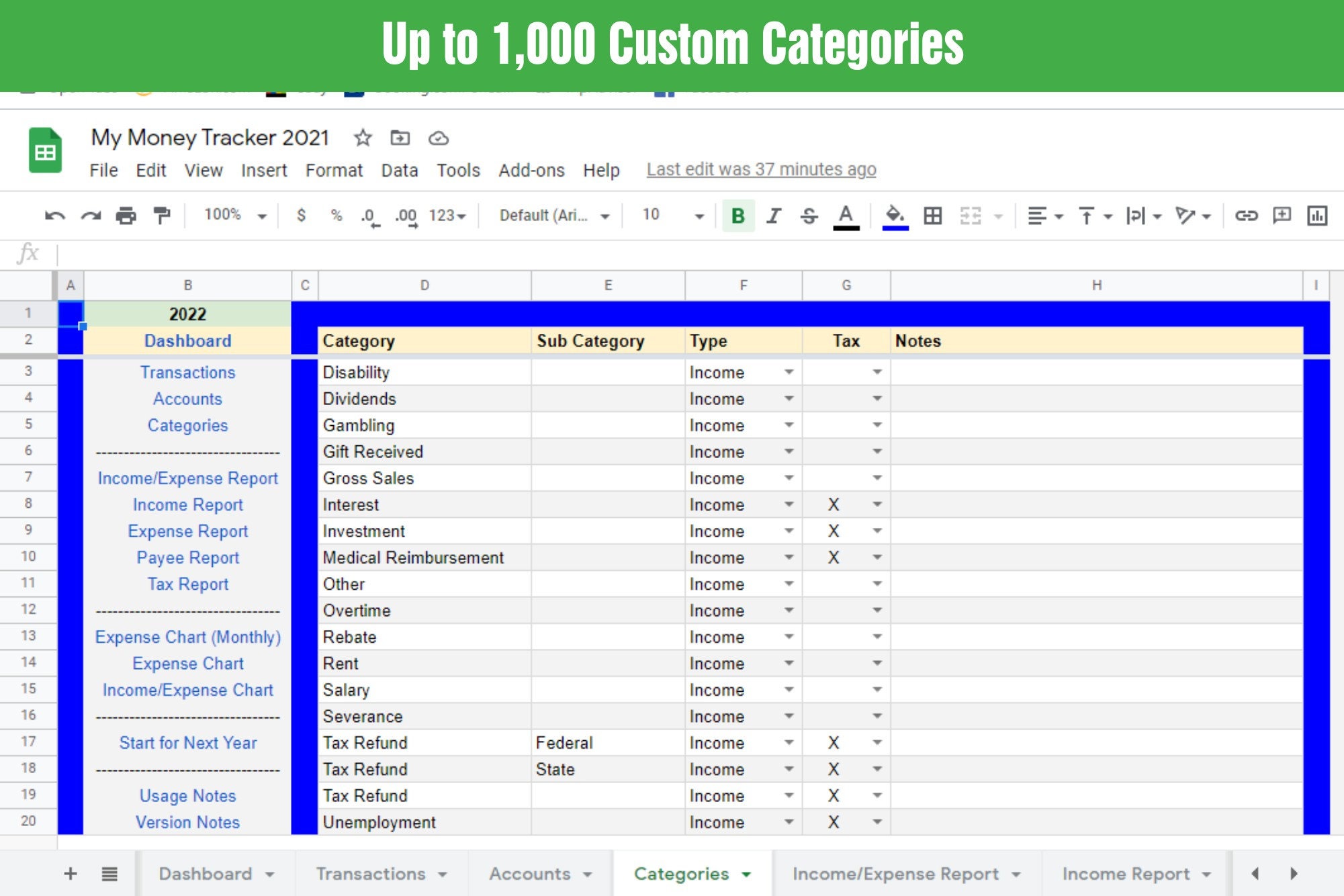 My Money Tracker: Personal or Business - Etsy