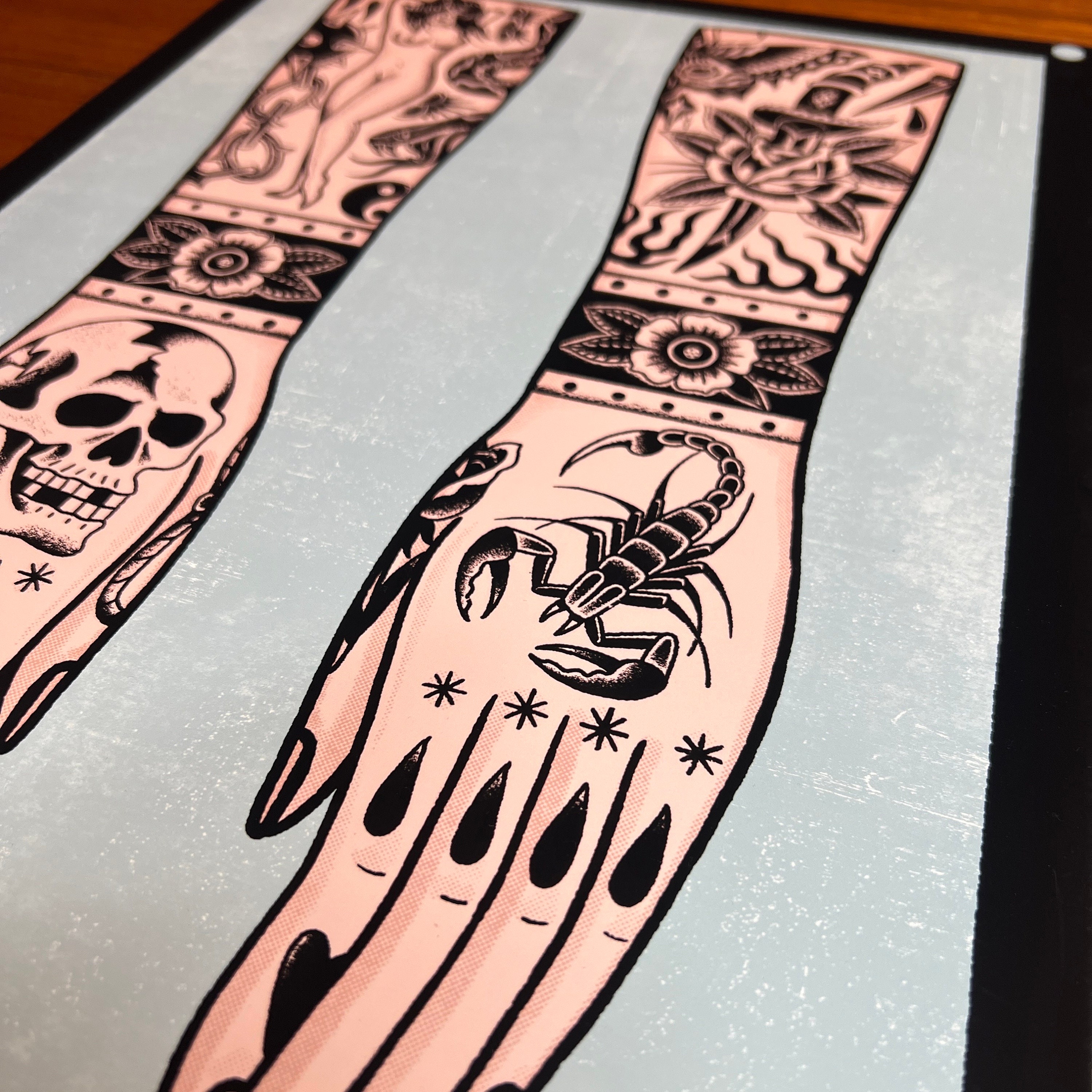 Arm Sleeves A3 TATTOO FLASH SHEET Traditional Flash Tattoo Flash Print ...