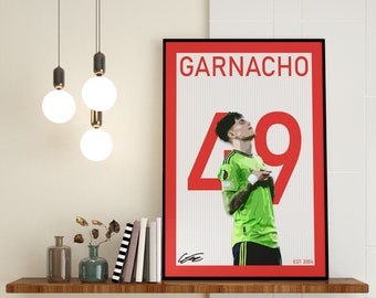 Garnacho Print - Etsy UK