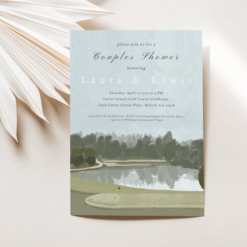 Editable Golf Couse Invite Printable Country Club Invite - Etsy