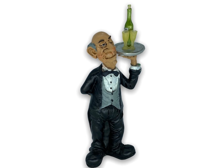 The WAITER Funny Job Figurine /the Comic World Certified Original ...