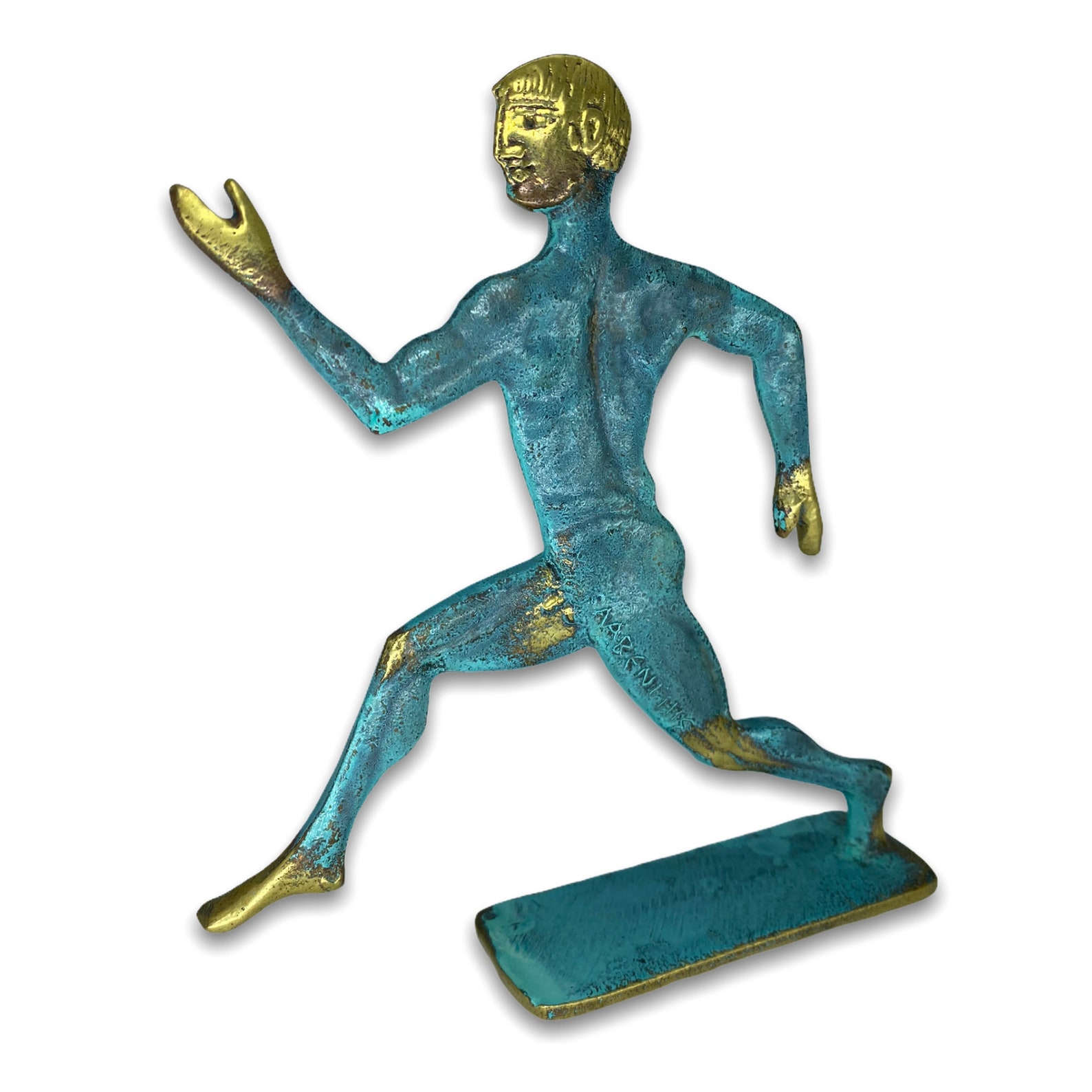 Greek Runner / Ancient Athlete / Handmade and Hand Painted | Etsy