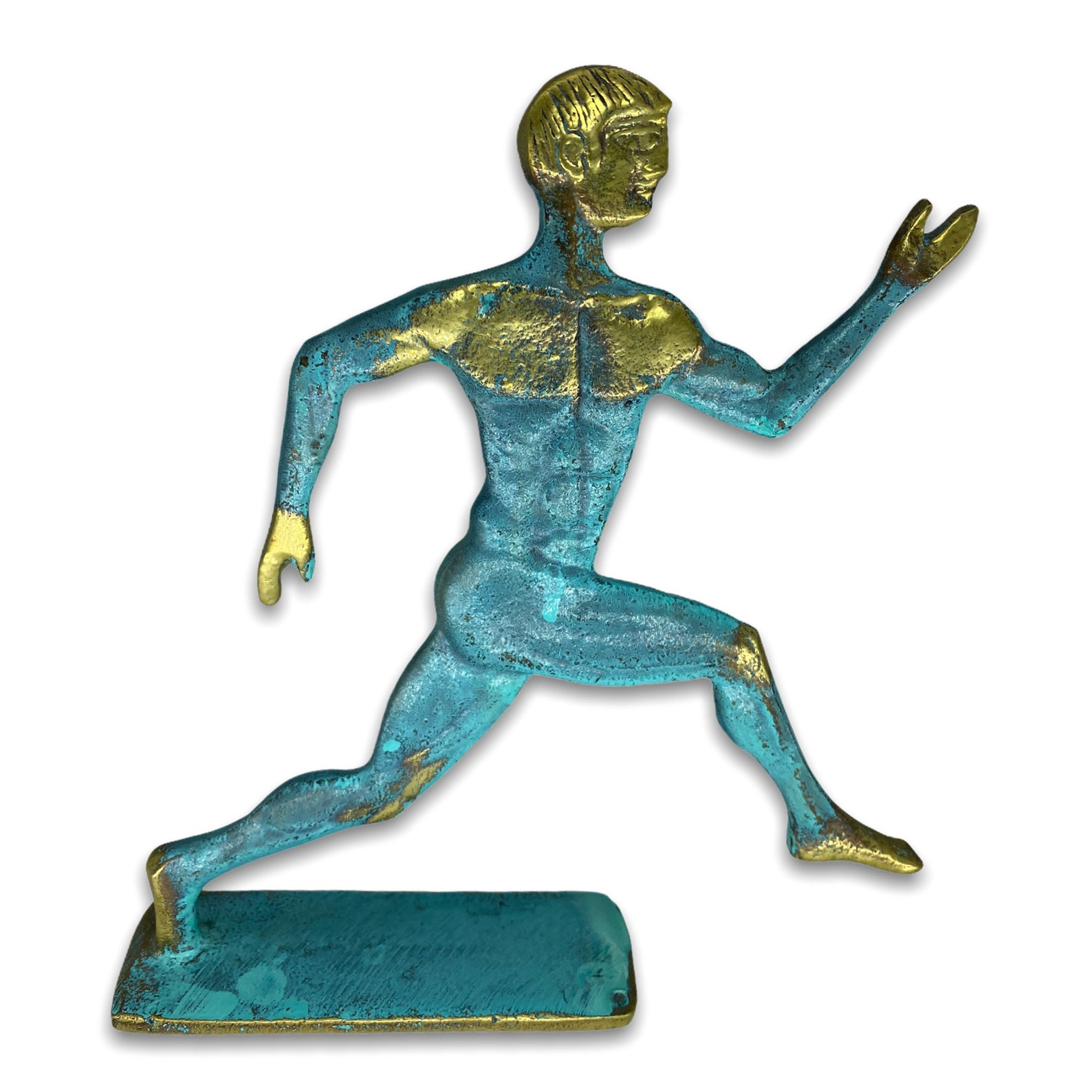 Greek Runner / Ancient Athlete / Handmade and Hand Painted | Etsy