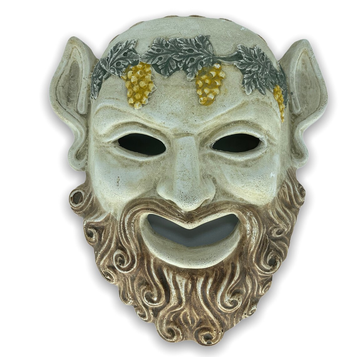 Dionysus-Bacchus Wall Mask / Greek God of Wine / Handmade and | Etsy