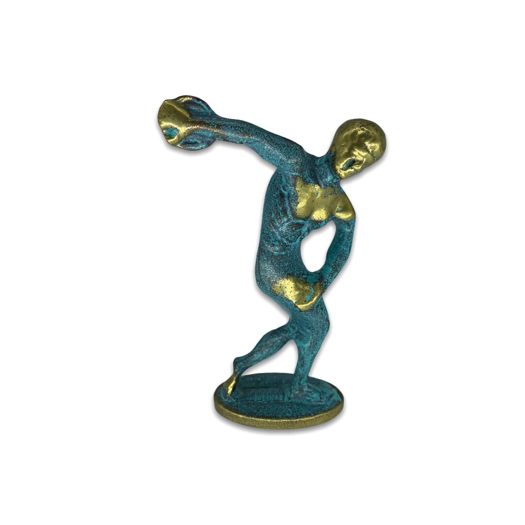 Discobolus / Discus Thrower Ancient Greek Athlete / Handmade and Hand ...
