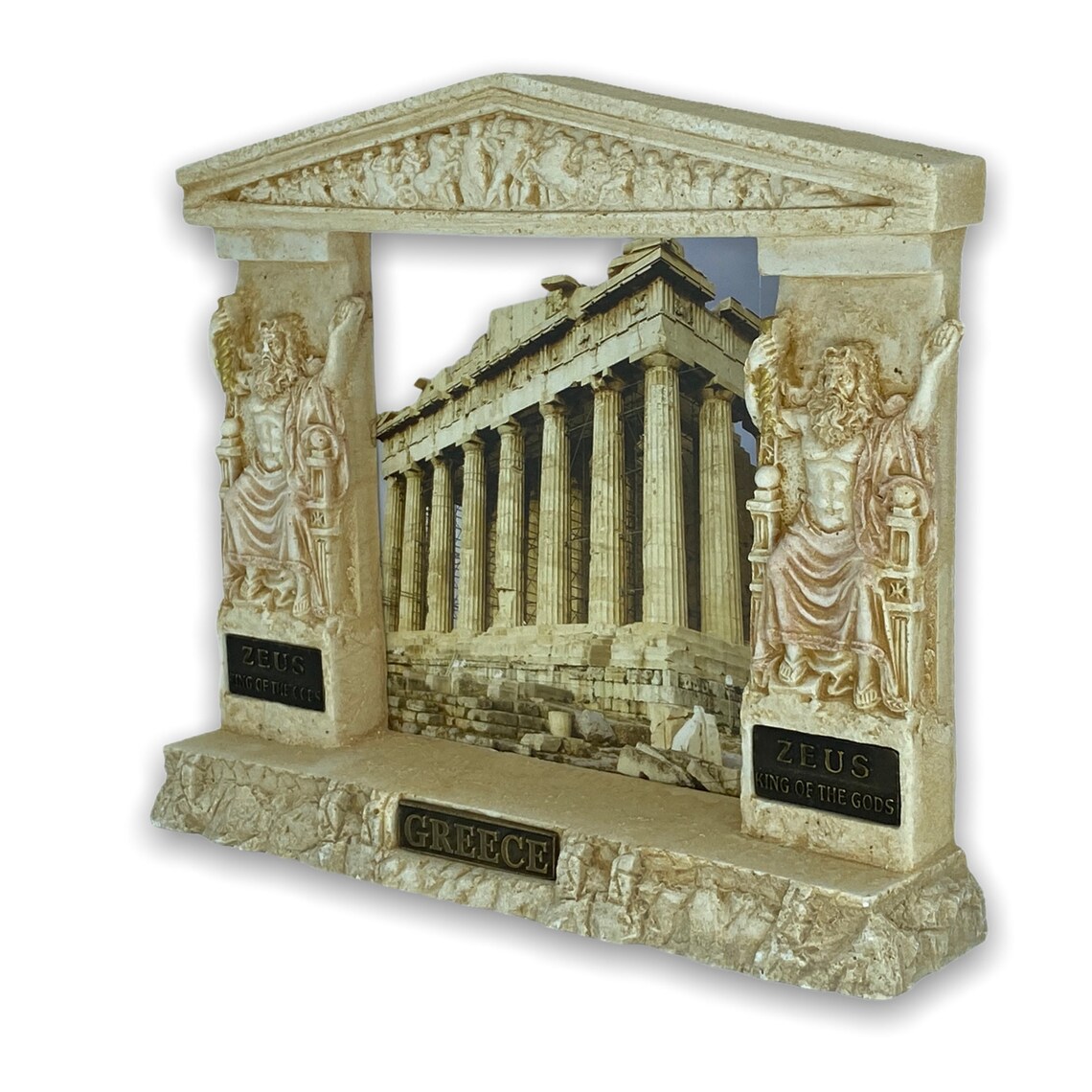 Zeus Enthroned King of the Greek Gods of Olympus / Photo Frame | Etsy