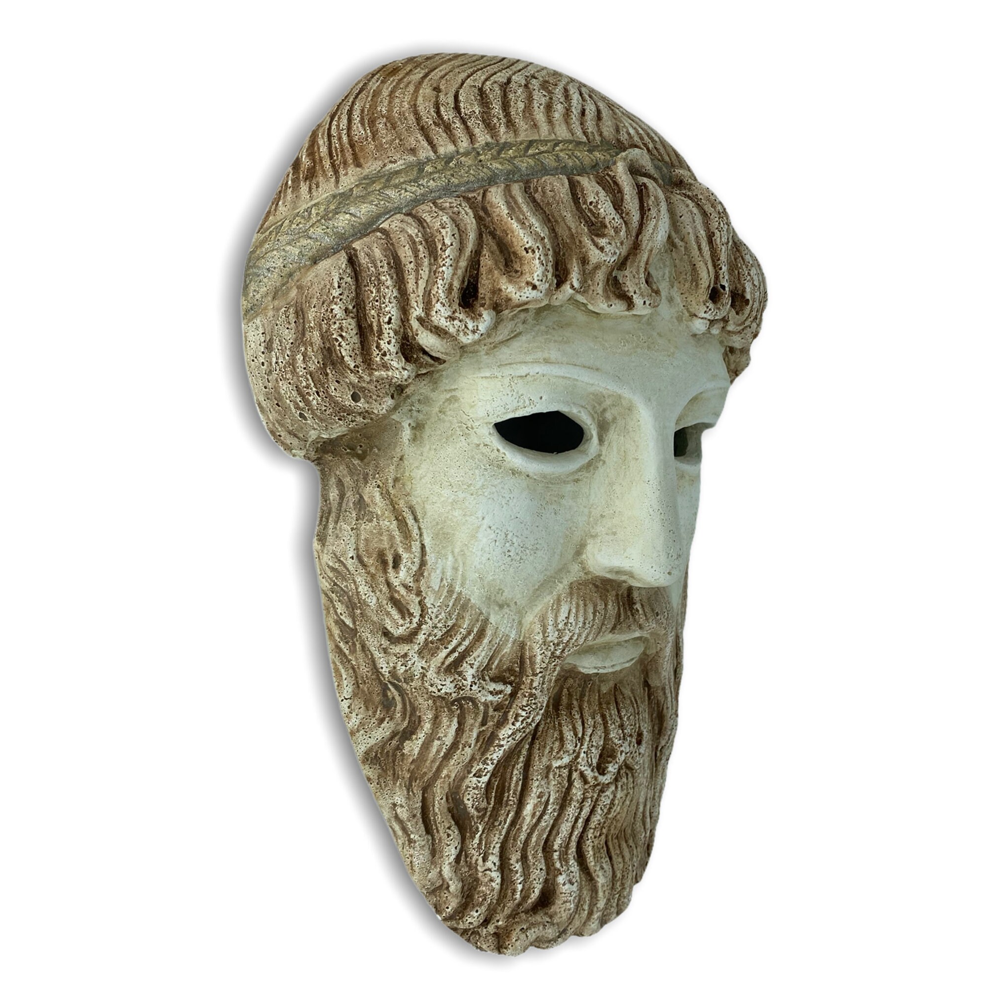 Zeus Wall Mask/king of the Greek Olympian Gods Handmade and | Etsy