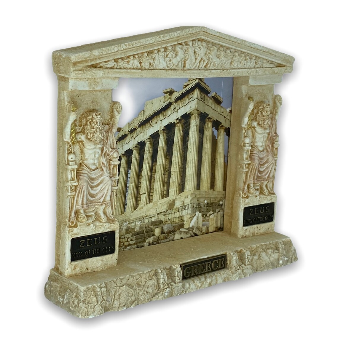 Zeus Enthroned King of the Greek Gods of Olympus / Photo Frame | Etsy