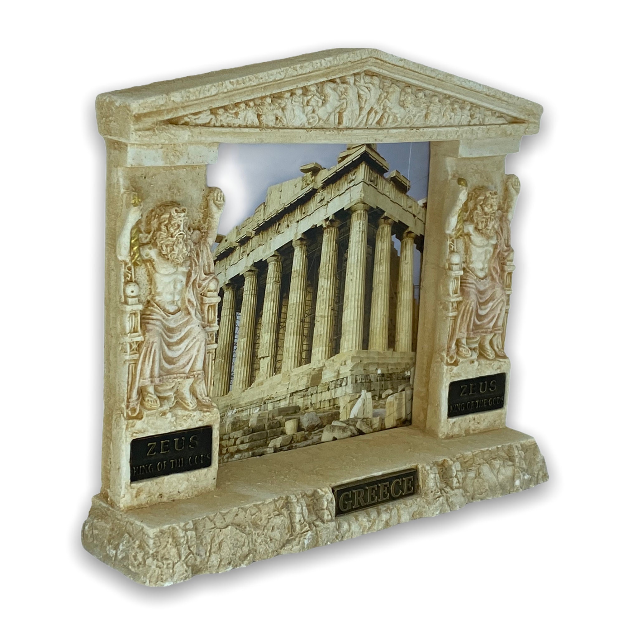Zeus Enthroned King of the Greek Gods of Olympus / Photo Frame | Etsy