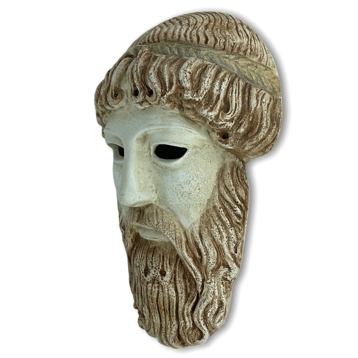 Zeus Wall Mask/king of the Greek Olympian Gods Handmade and | Etsy