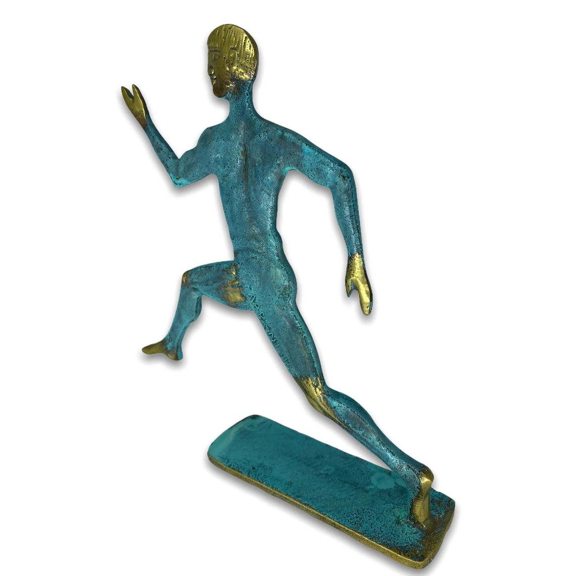 Greek Runner / Ancient Athlete / Handmade and Hand Painted | Etsy