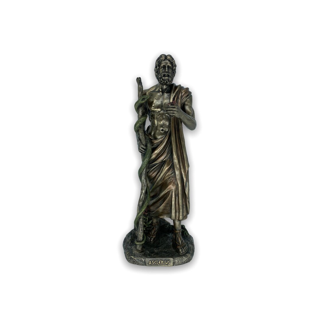 Asclepius Figurine Greek God of Medicine/an Ideal Gift for Doctors/very ...