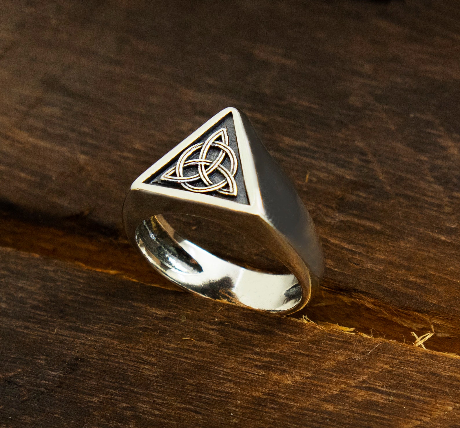 Pentagram Ring 925 Sterling Silver Star Pentacle Sacred | Etsy