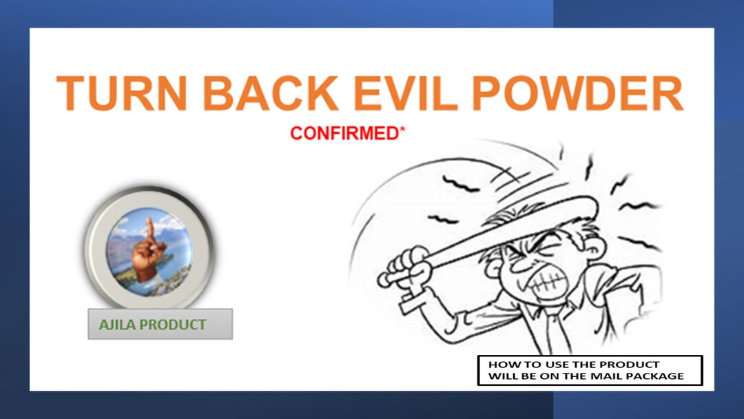 Turn Back Evil Powder - Etsy