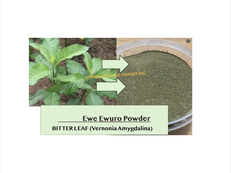 POUDRE DE BRUBE D'EWURO (feuille amère/vernonia amygdalina) - Etsy Canada