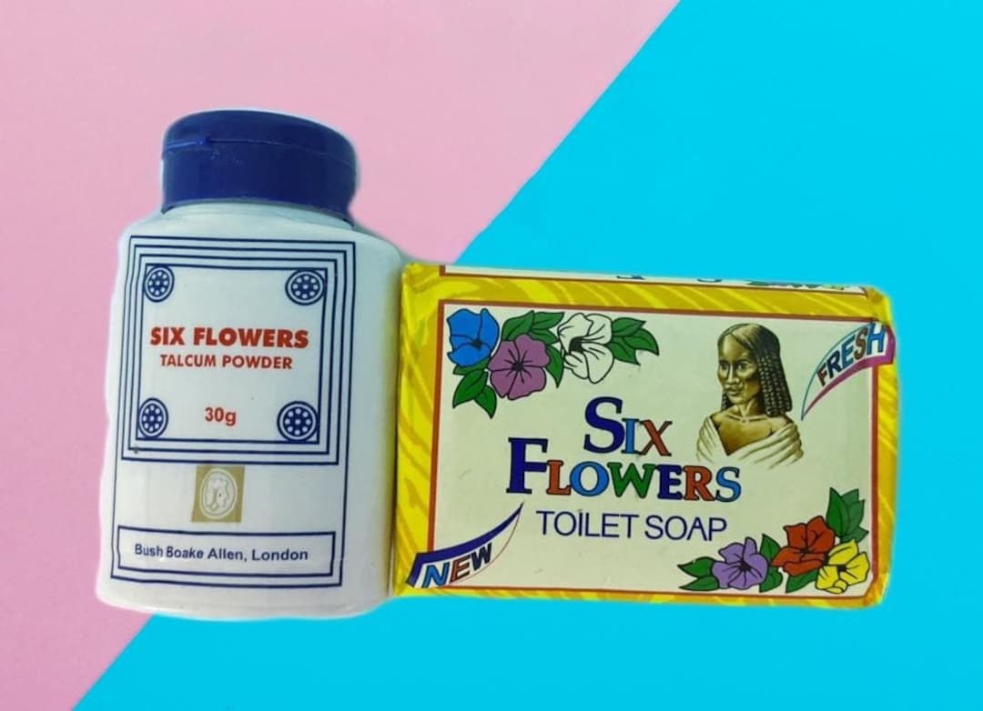 Six Flowers Powder(30g) and Soap Bundle - Etsy