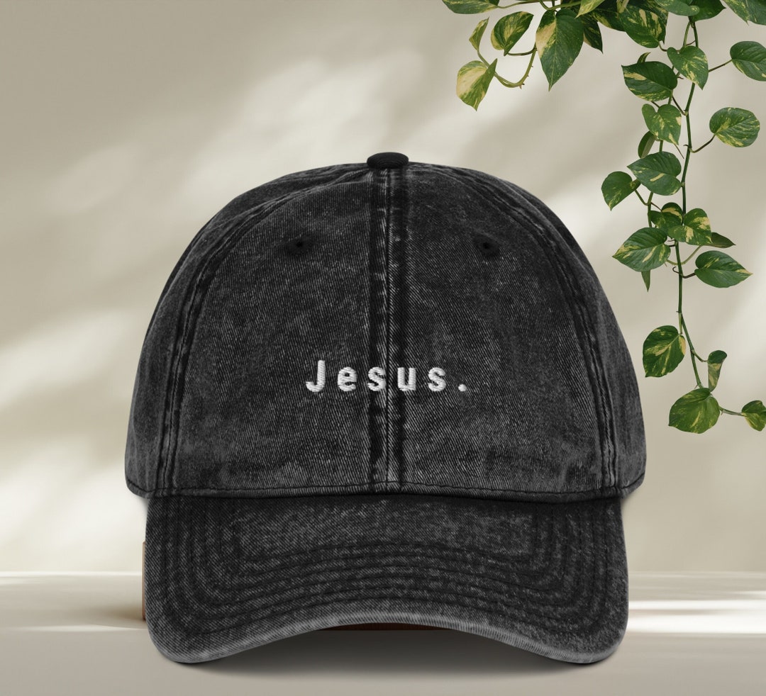 Embroidered Jesus Hat: Aesthetic Christian Hat, Christian Gifts ...