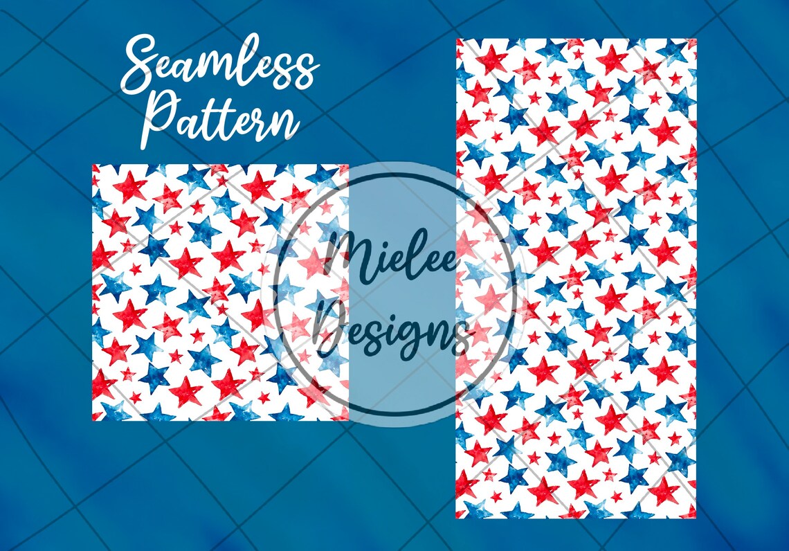 Independence Day, 4th of July Patriotic Watercolor Digital Paper Pack ...