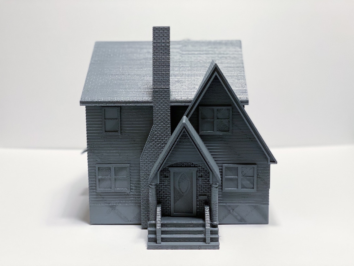 Custom 3D Printed House Model DETAILED - Etsy