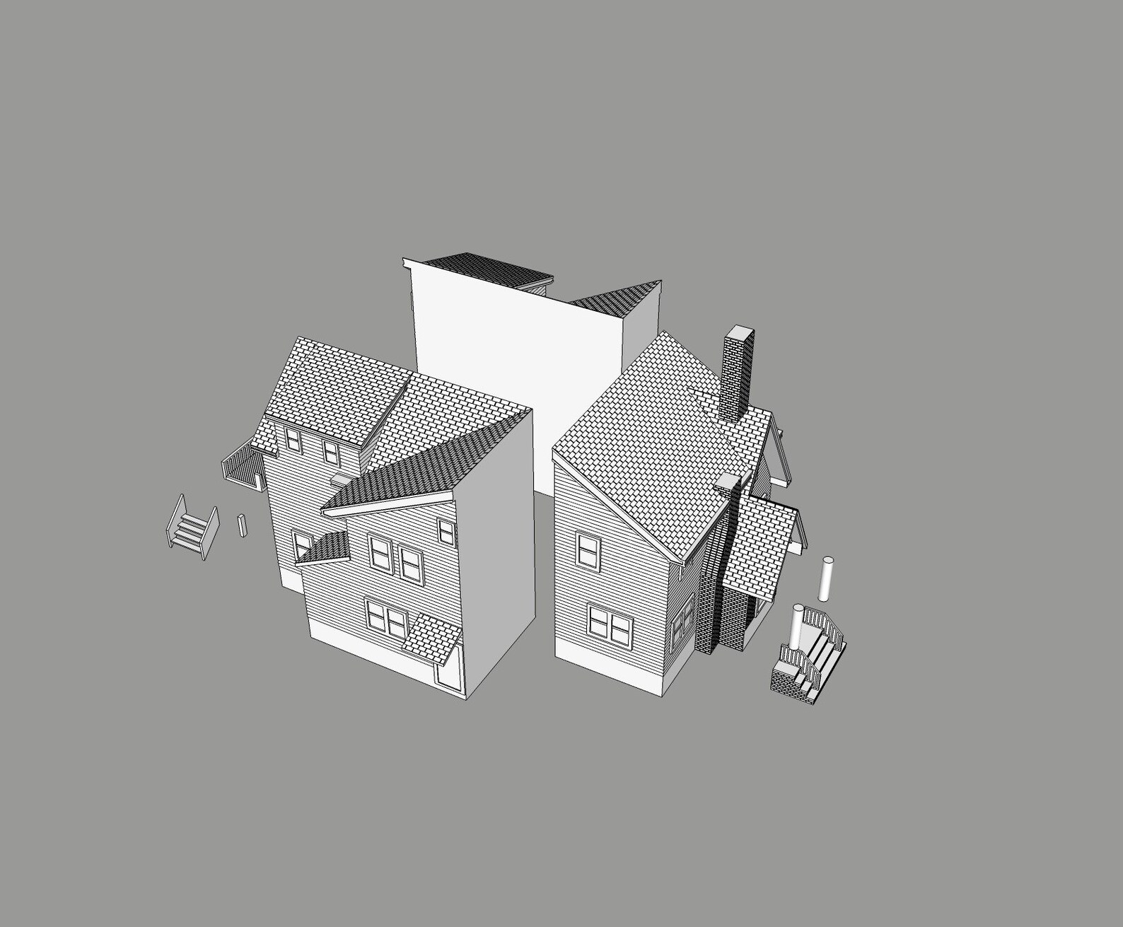 Custom 3D Printed House Model DETAILED - Etsy
