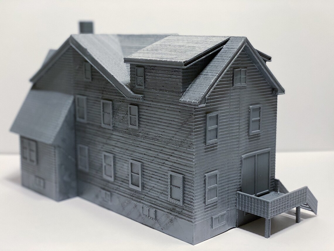 Custom 3D Printed House Model DETAILED - Etsy