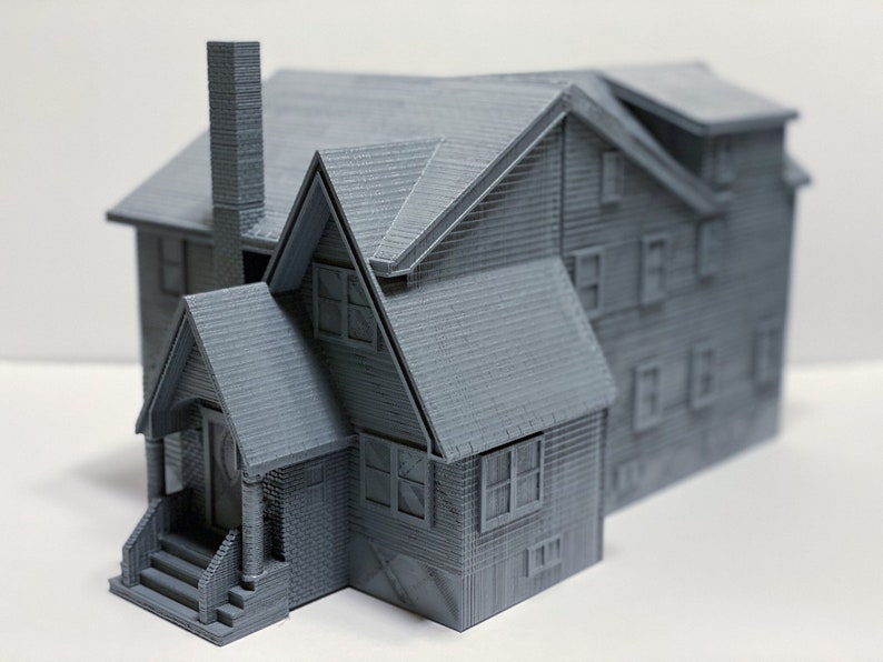 Custom 3D Printed House Model DETAILED - Etsy