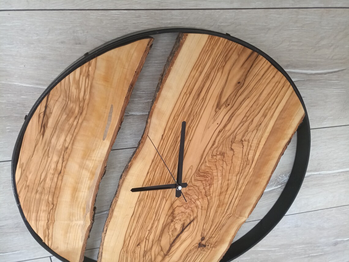 18 Wood Clock Tree Slice Clock Natural Wood Clock - Etsy