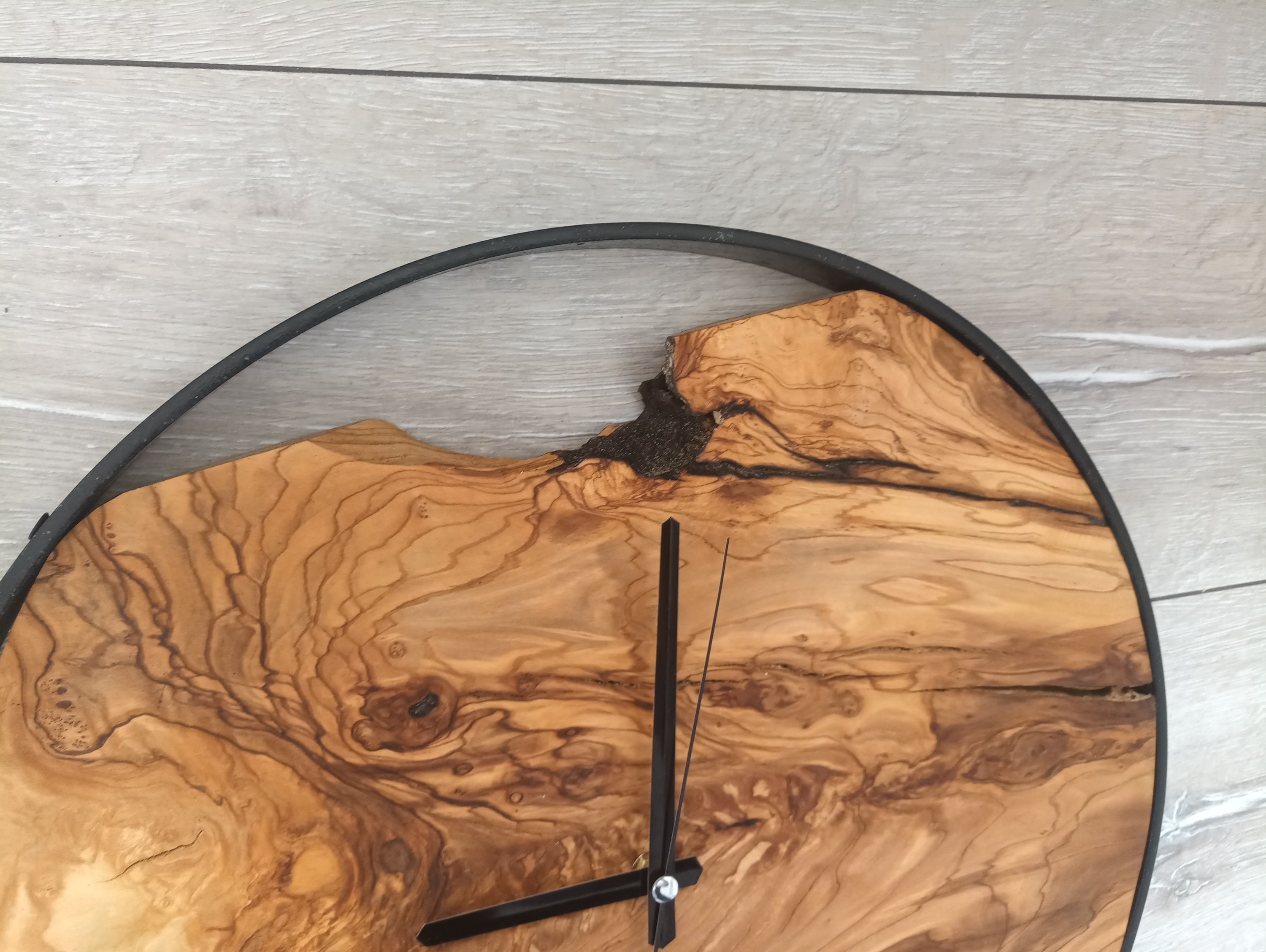 Wood Clock, Tree Slice Clock, Wood Slice Art, Natural Wood Clock ...