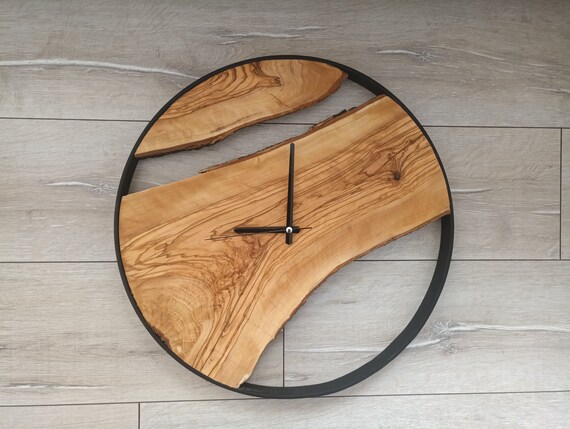 18 Made to Order Live Edge Clock Wood Clock Rustic - Etsy