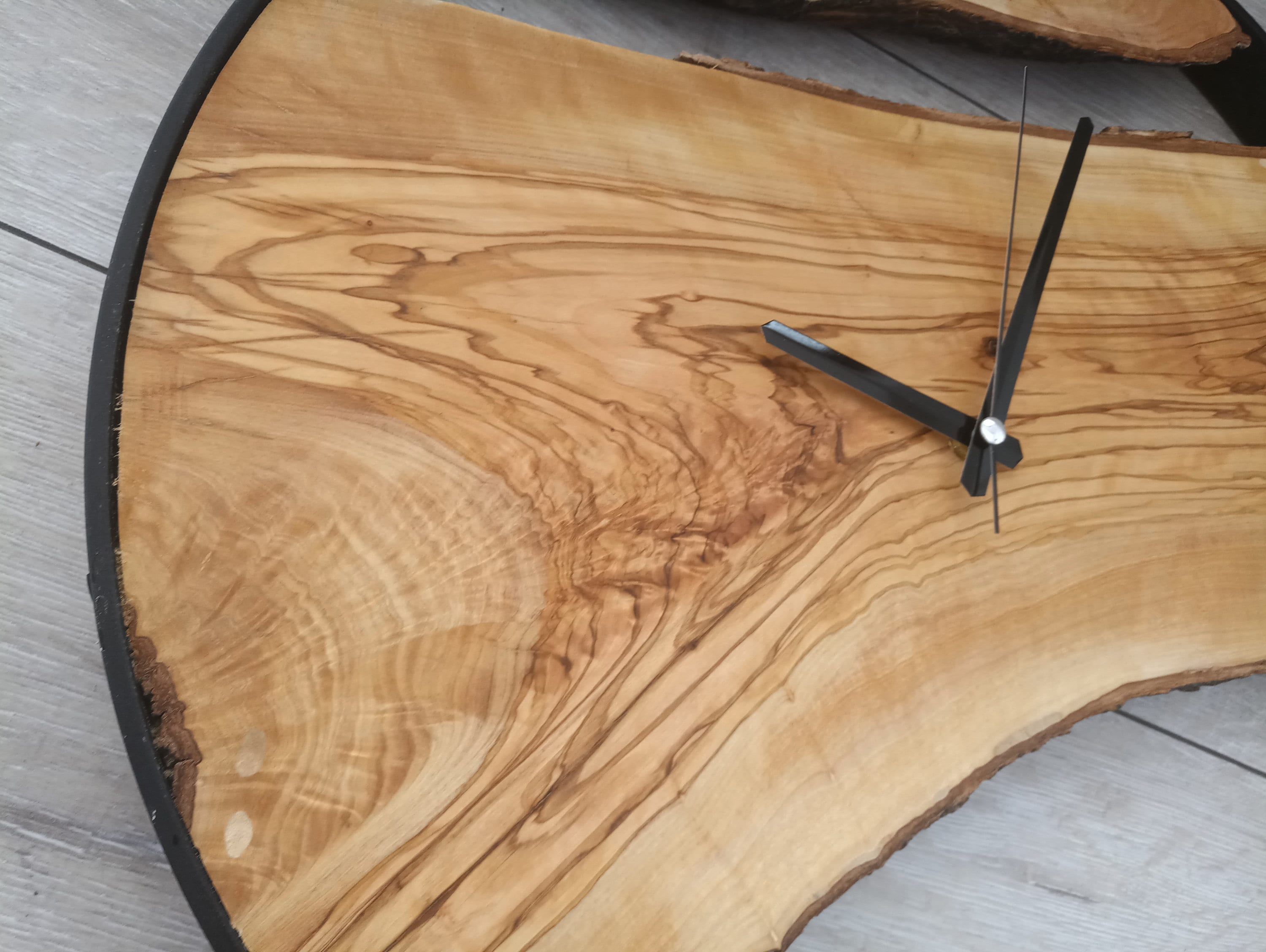 18", Made to Order, Live Edge Clock, Wood Clock, Rustic Wood Clock ...