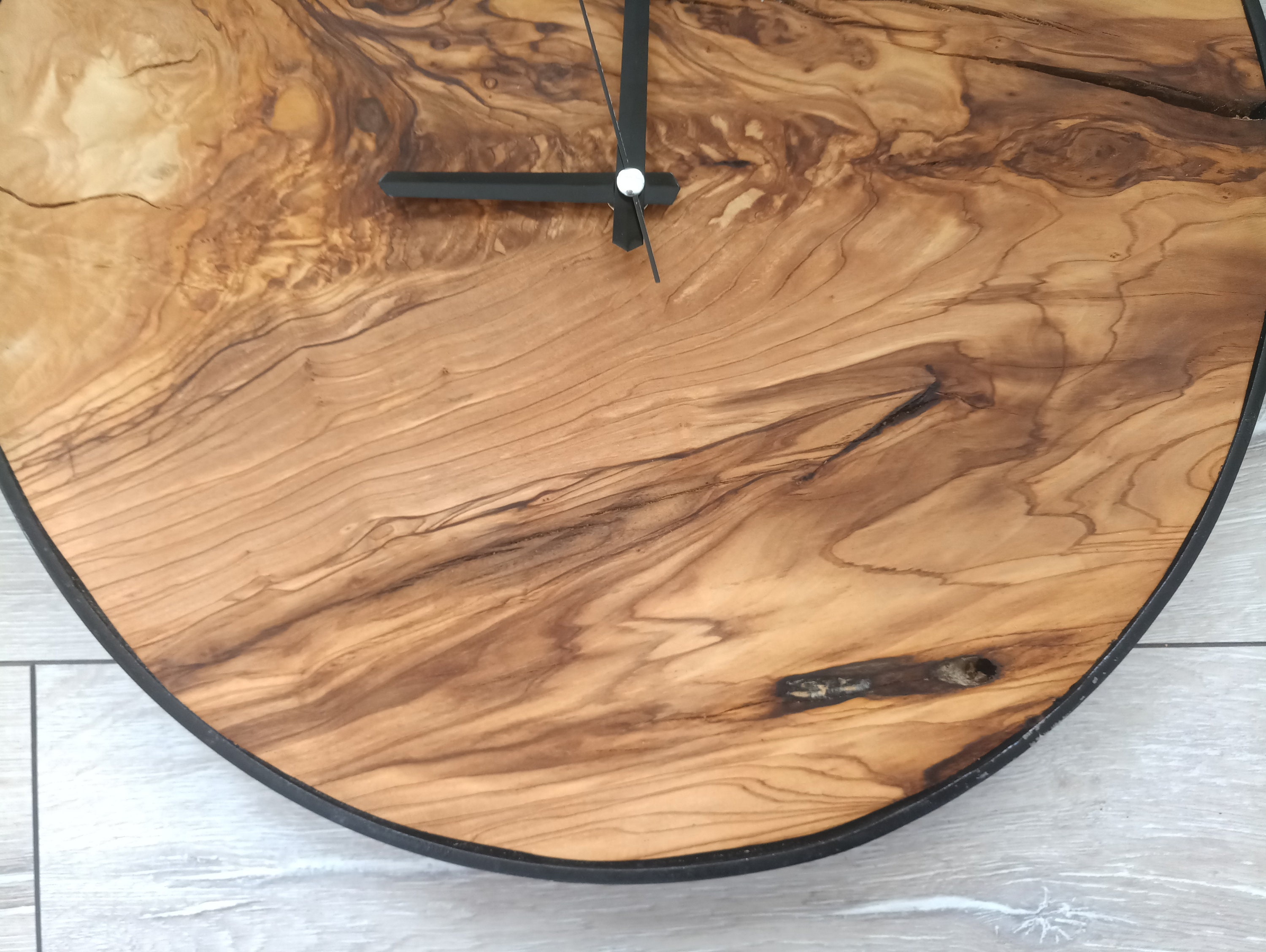 Wood Clock, Tree Slice Clock, Wood Slice Art, Natural Wood Clock ...