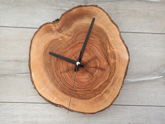 Home Décor Clocks Live Edge Clock Wooden Clock Special Series Wood ...