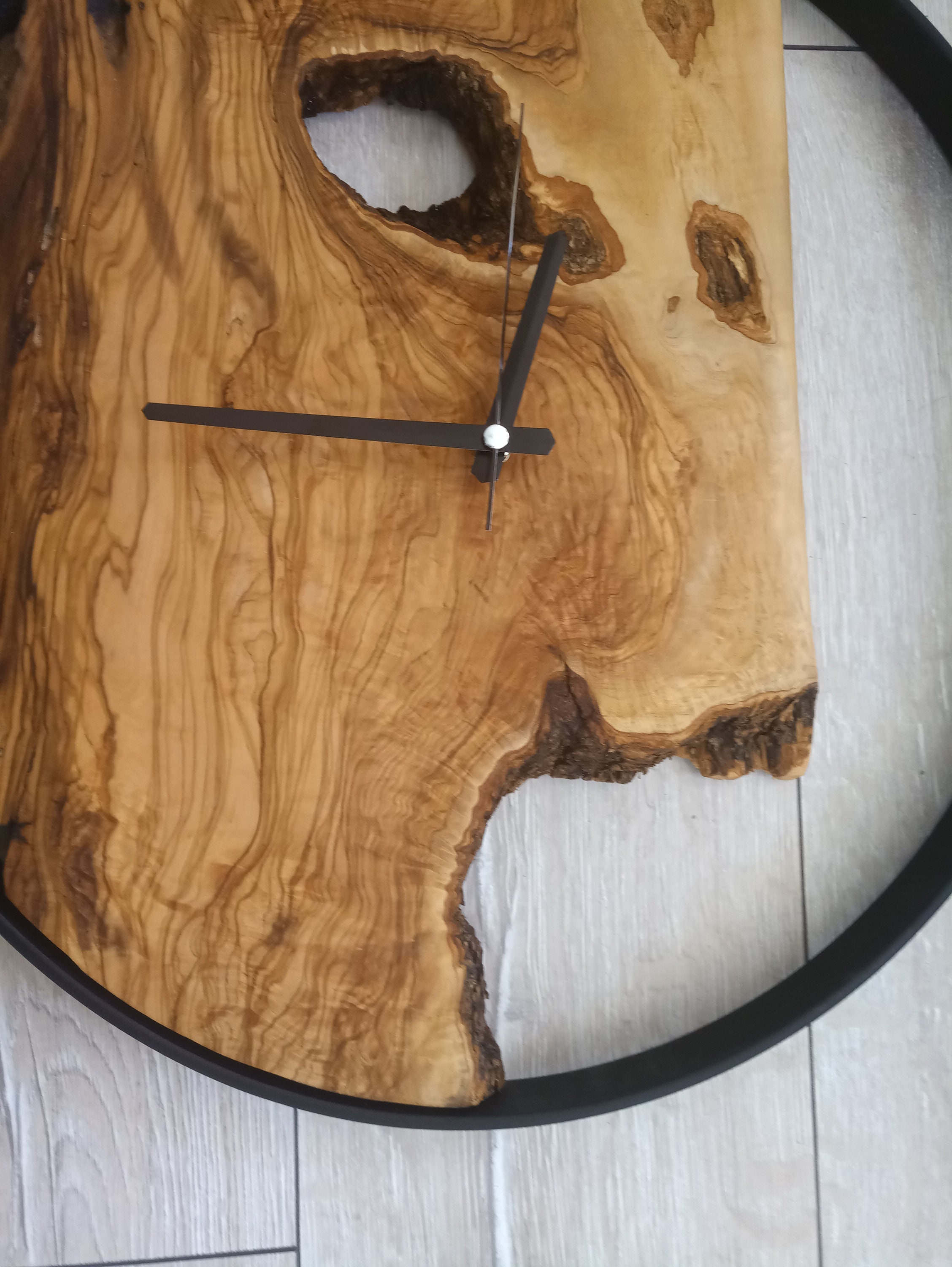 Natural Wood Clock,made to Order, Unique Clock, Wooden Clock,tree Slice ...