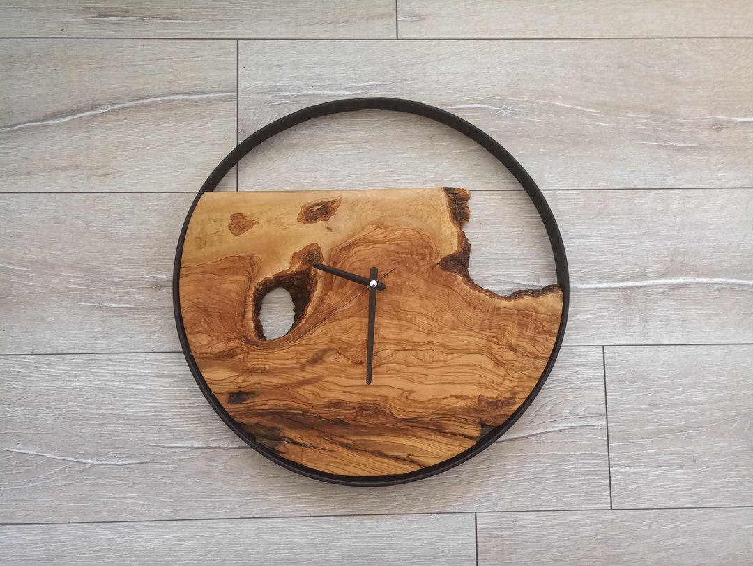 Natural Wood Clock,made to Order, Unique Clock, Wooden Clock,tree Slice ...