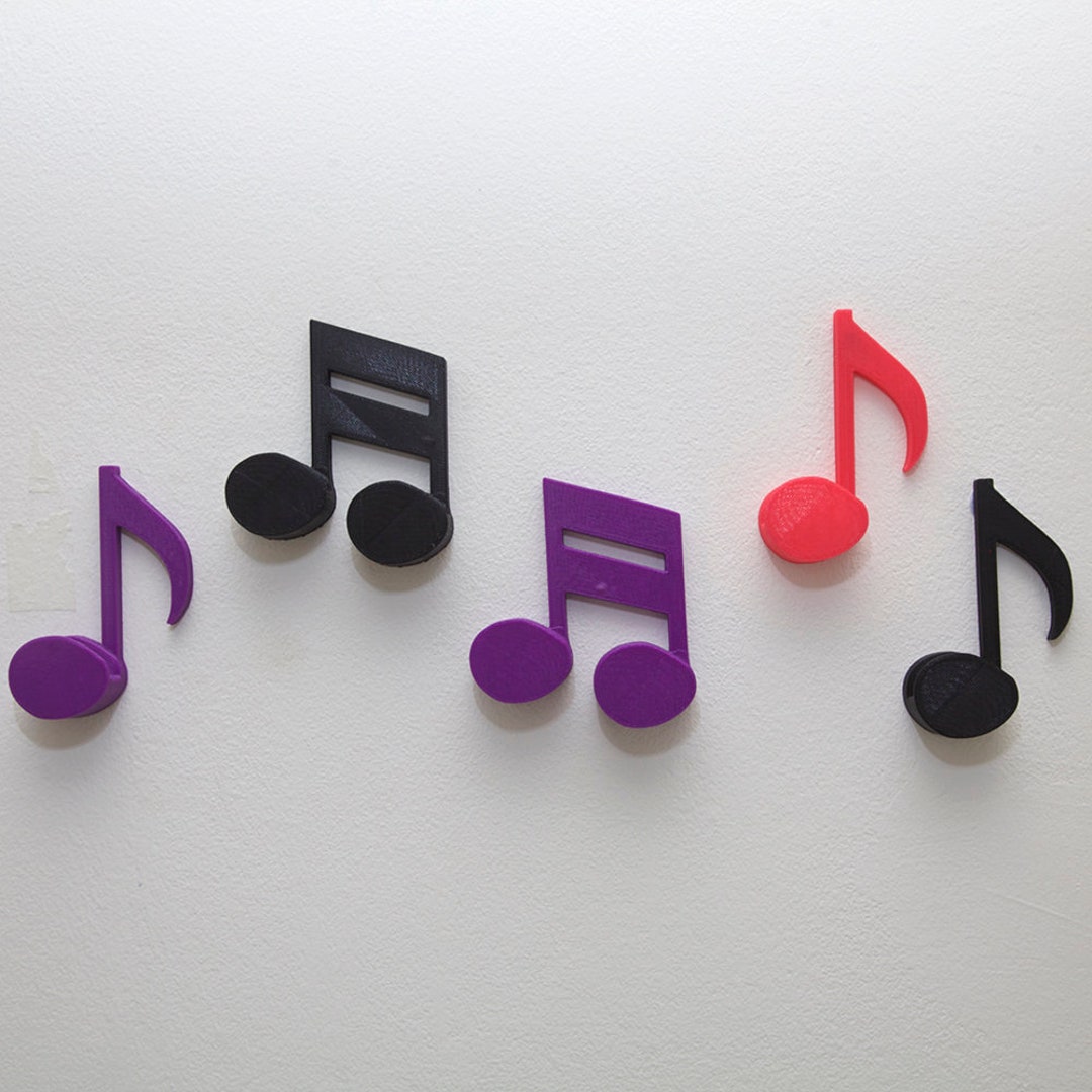 Melody Hanger Music Note Wall-mounted Hanging Hooks - Etsy